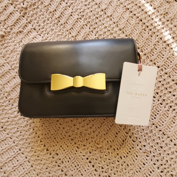 Ted Baker | Bags | Ted Baker Bow Small Vegan Leather Convertible ...